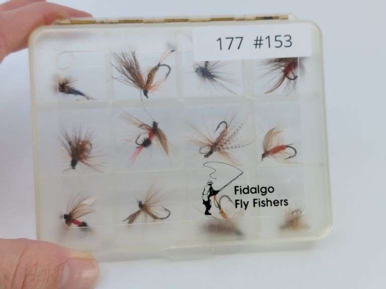 Fidalgo Fly Fishers Compartment Fly Box – Assorted Dry Flies, Wet Flies ...