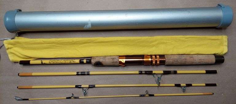 Wright McGill Eagle Claw Fiber Glass Spin Rod 6'6" with Case - Pacific ...