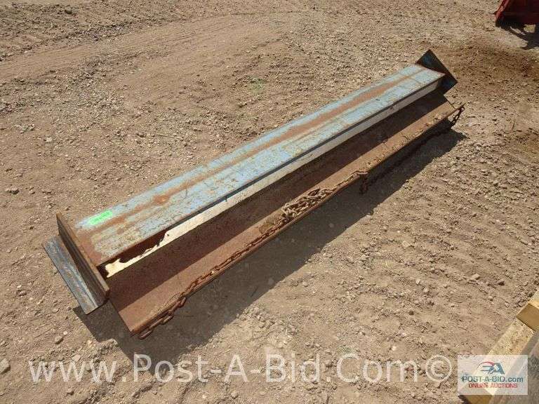 Steel I Beam Drag with Ch - Elsenpeter Auctions & Real Estate, Inc. dba ...