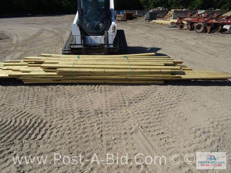 Bundle of Treated Lumber, Various Lengths and Widths. - Elsenpeter ...