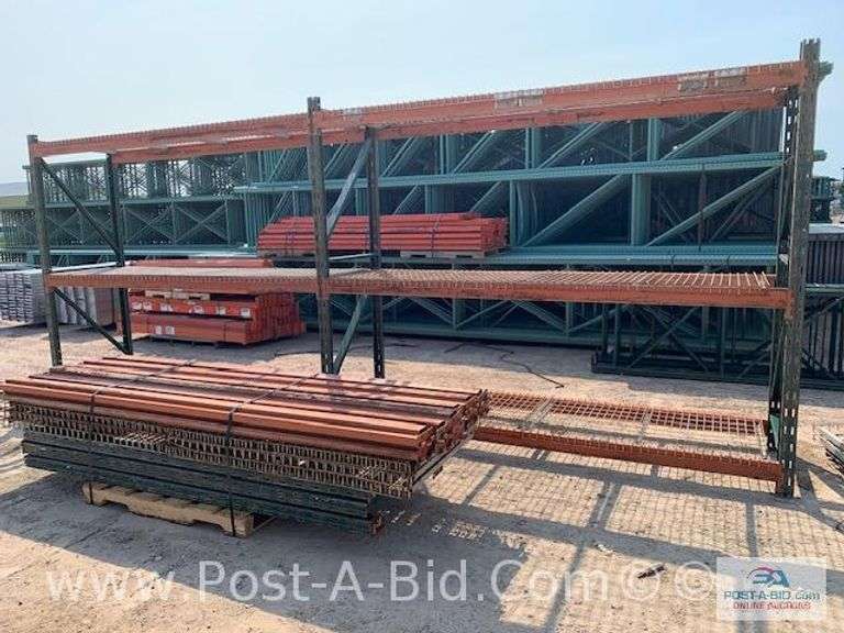 Ridge-U-Rak Pallet Racking Bundle, Included 3-8' 4" Uprights ...