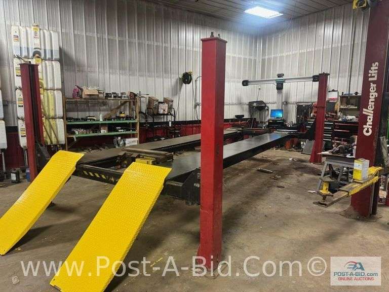 John Beam 14000 Alignment Hoist With 7,000 Lb Air Jacks. - Elsenpeter ...