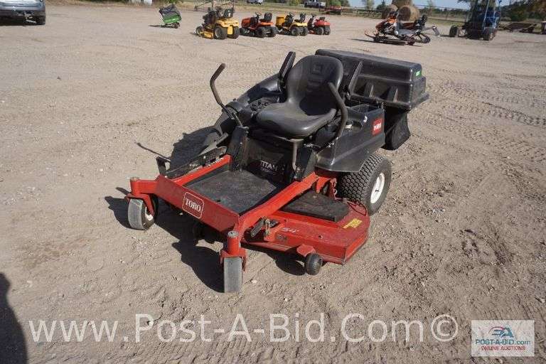 Toro Titan Zero Turn Lawn Mower With 54" Deck, Kohler 25 HP Motor ...