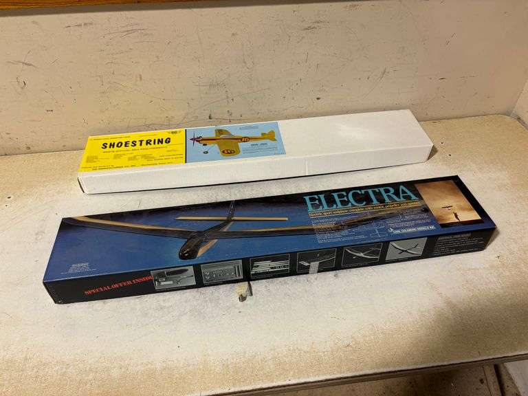Sig MFG Shoestring Control Line Airplane + Carl Goldberg Electra Sport ...