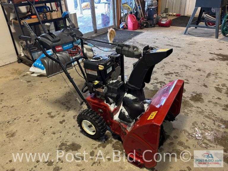 Toro Power Max 726 OE Snow Blower, 205cc, 24", Owner Stated, "Runs ...