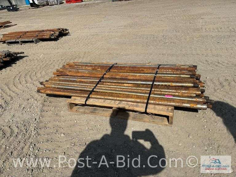 Pallet Of Approx. 40-6' Drill Rods. - Elsenpeter Auctions & Real Estate ...