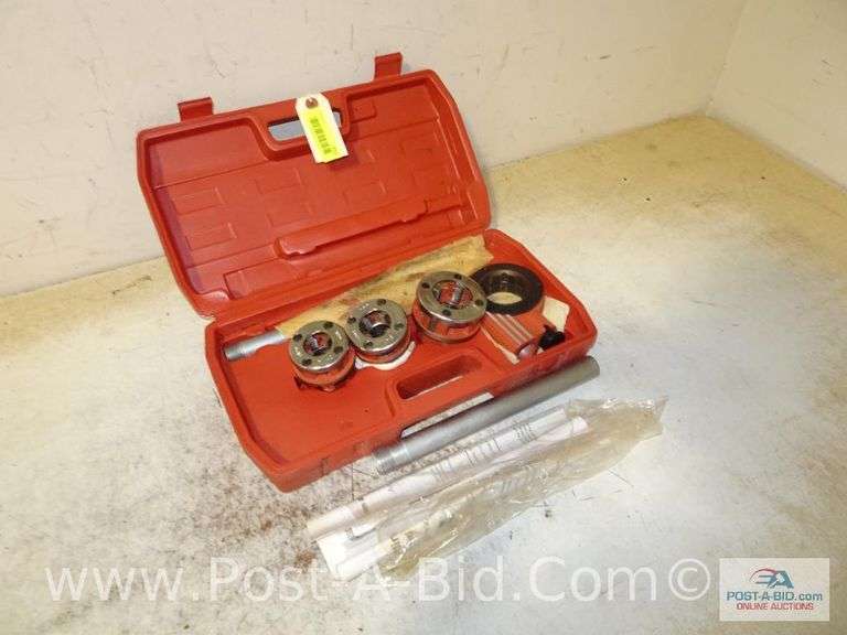 Pipe Threading Kit, 5 Piece Set By Central Forge In Case. - Elsenpeter ...