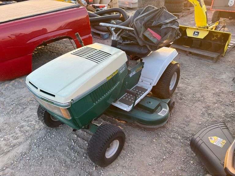 Power Kraft Hydrostatic Riding Lawn Mower With 18 HP Motor,42" Deck ...