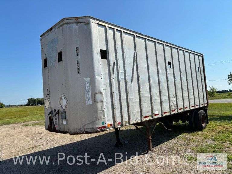 1973 Trailer Mobile Semi-Trailer, Approx. 28' Long, No Rear Door. VIN ...