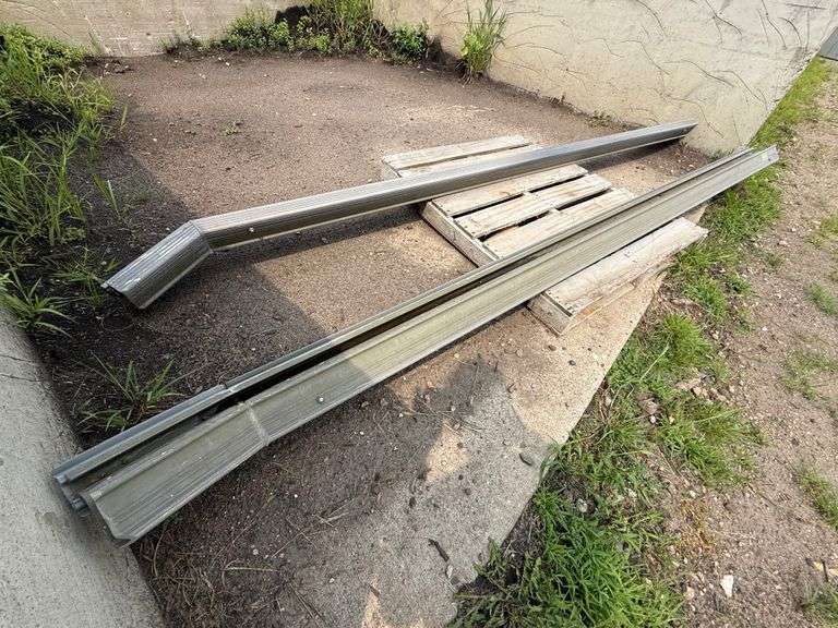 2-Boat Lift Rails, Used For Pontoon, With Angled Ends Facing Inward To ...