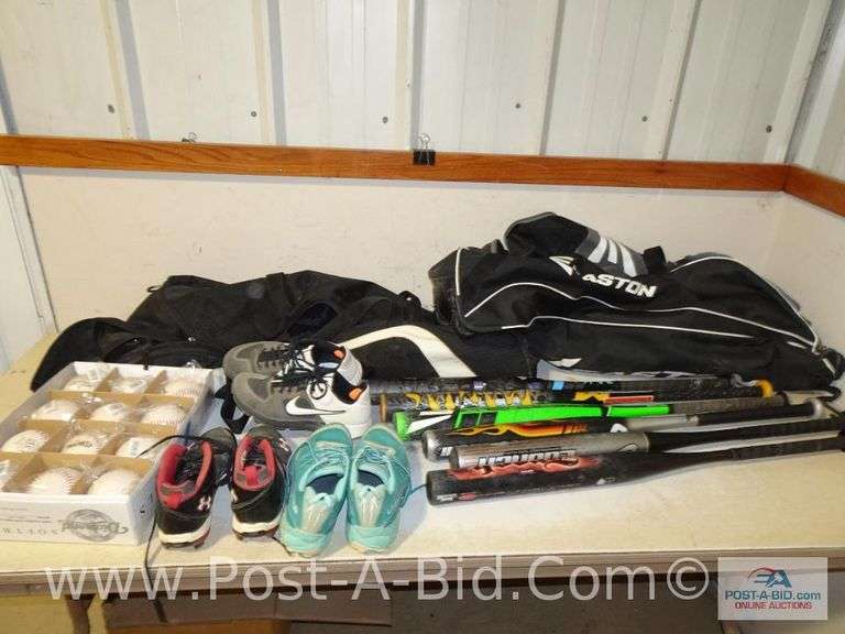 Softball/Baseball Bats In Bags With 12x Softballs In Box. - Elsenpeter ...