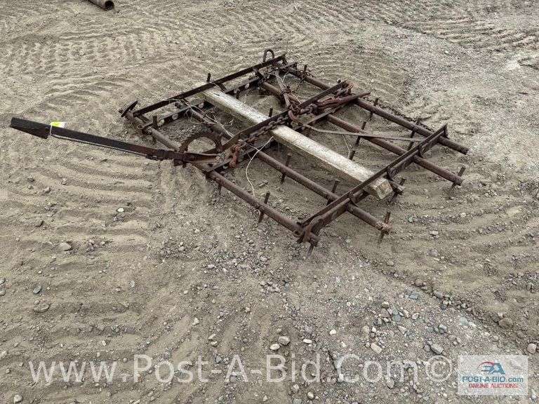 Harrow Steel Spike Drag Lift. - Elsenpeter Auctions & Real Estate, Inc ...