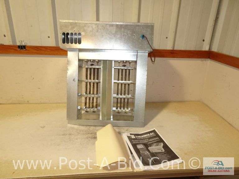 Thermolec Electric Plenum Heater, Dual Energy Heating With Manual ...