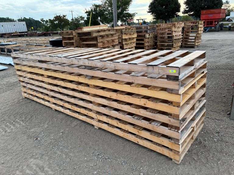 8 Large Pallets, Approx. 42" x 14'. - Elsenpeter Auctions & Real Estate ...