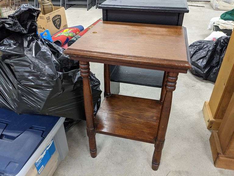 2 Small Stand Tables - Parrott Marketing Group