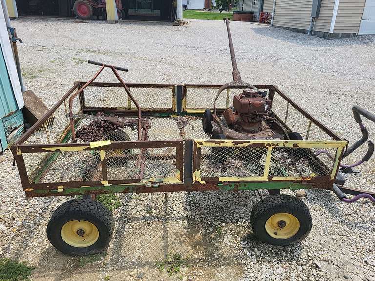 5 ft garden tractor mesh bed rough - Parrott Marketing Group