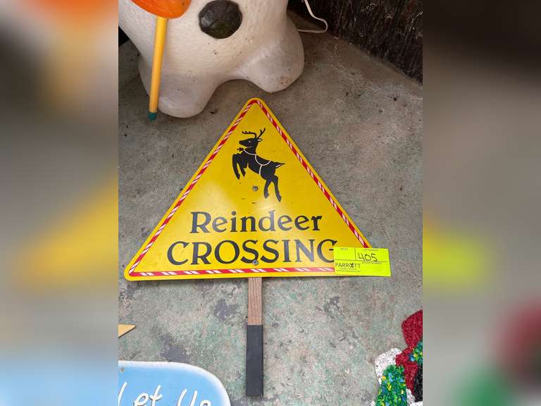 Reindeer Crossing Sign - Parrott Marketing Group