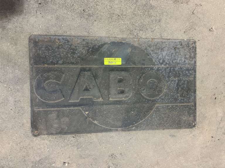 Cabot Metal Sign - Parrott Marketing Group