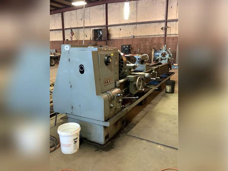 Cincinnati Model 26 Hydra Shift Precision Lathe, 26" Swing, 168", 26" x ...