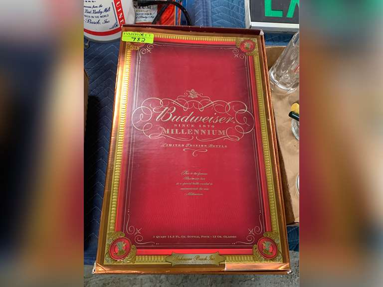 Budweiser Millennium Commemorative Limited Edition Bottle - Parrott ...
