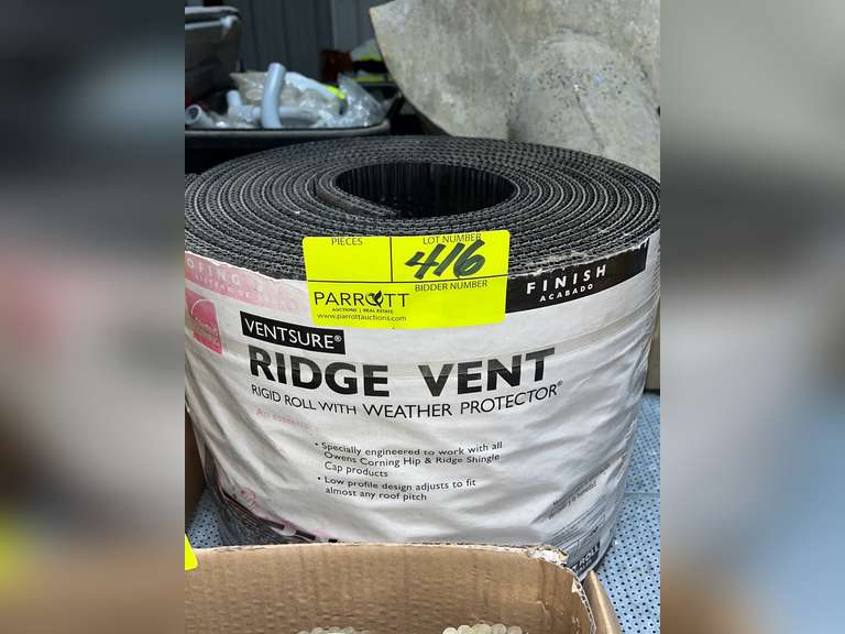 Ridge Vent w/Weather Protector - Parrott Marketing Group