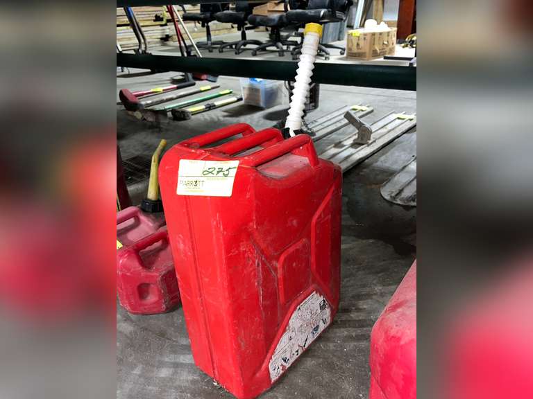 5 gallon metal jerry can style gas can - Parrott Marketing Group