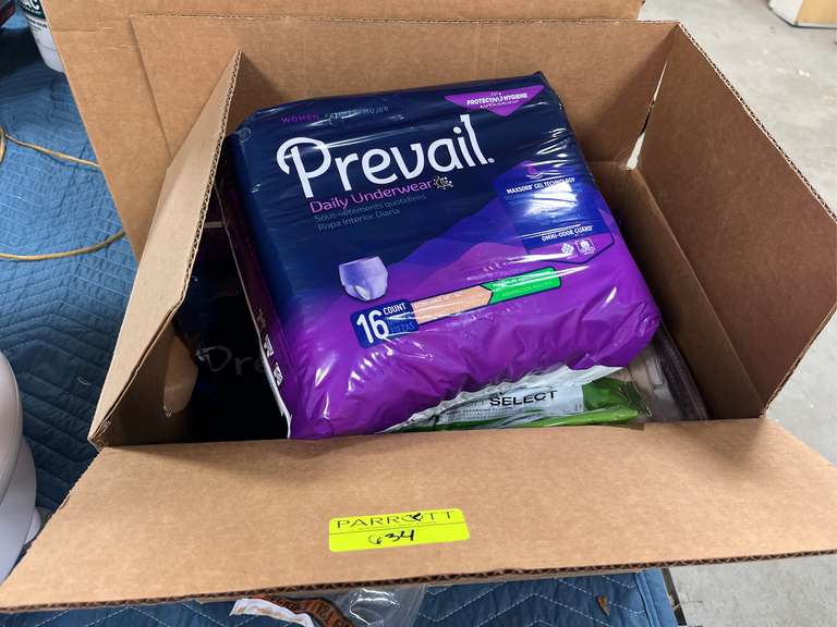 Large lot of Adult Diapers - Parrott Marketing Group