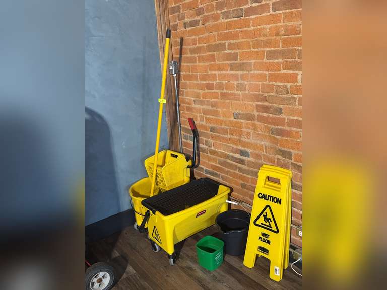 Mop buckets, wet floor signs - Parrott Marketing Group