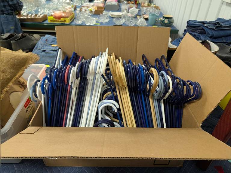 Box of Plastic Hangers - Parrott Marketing Group, LLC