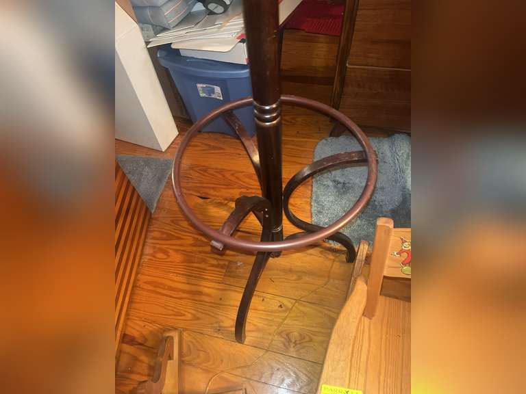 Dark Wood Coat Rack - Parrott Marketing Group