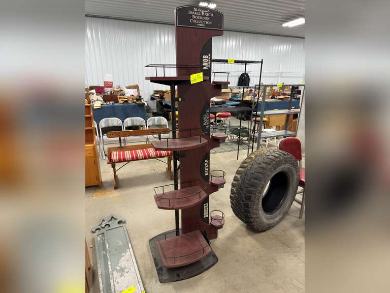 Original small batch bourbon display stand - Parrott Marketing Group