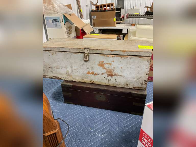 2 Old Wooden Storage Case - Parrott Marketing Group, LLC