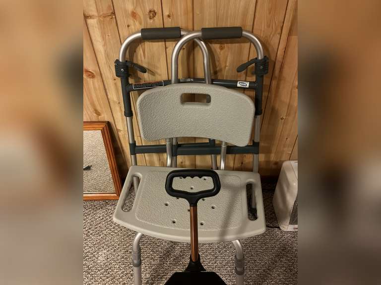 Portable folding stool, walker, and bathroom seat - Parrott Marketing Group