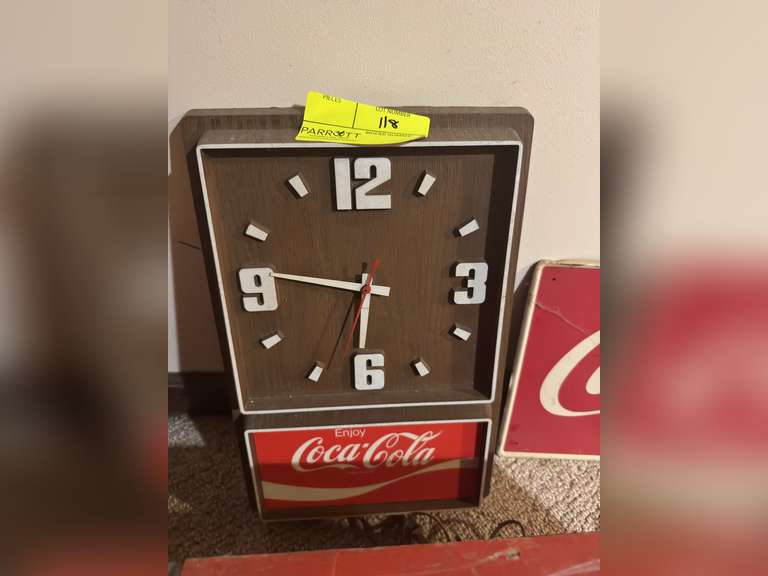 Coca-Cola Wall Clock (70s/80s style) - Parrott Marketing Group