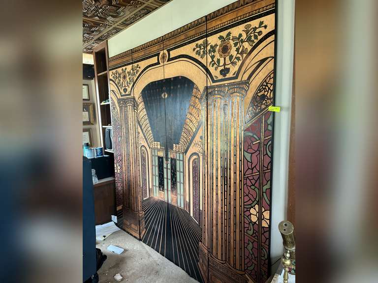 4 fold scenic privacy screen - Parrott Marketing Group