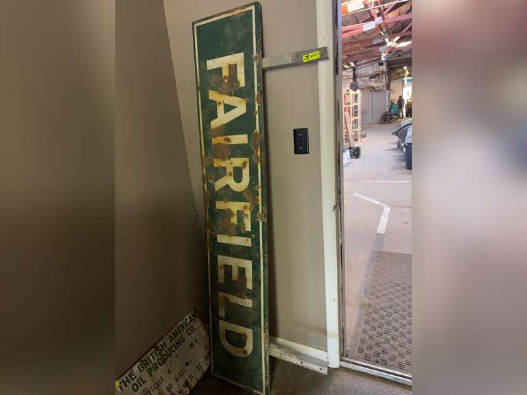 Fairfield Depot Porcelain Sign from Fairfield Railroad - Parrott ...