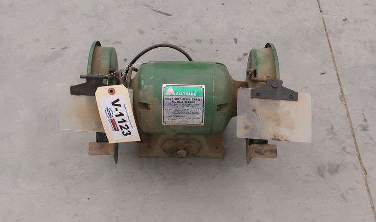 V-1123 Alltrade Bench Grinder - Pickett Auction Service
