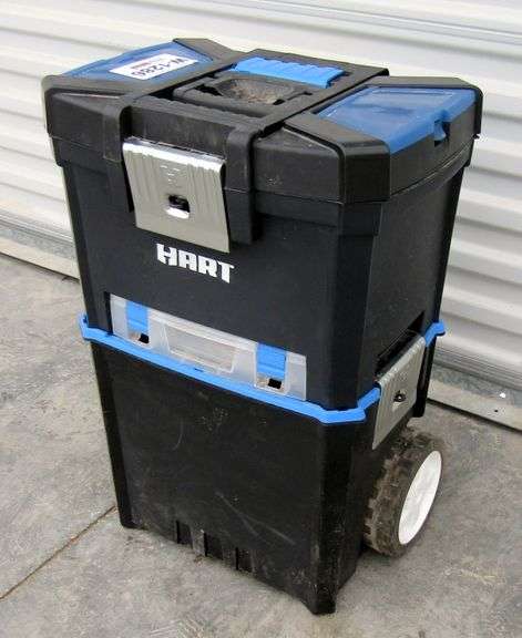 W-1286 Hart Stacking Toolbox + Tools - Pickett Auction Service