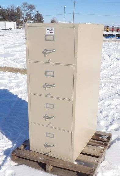 V-521 Fireproof Shop Cabinet - Pickett Auction Service