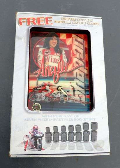 V-544 Snap-On Clock + Socket Set - Pickett Auction Service