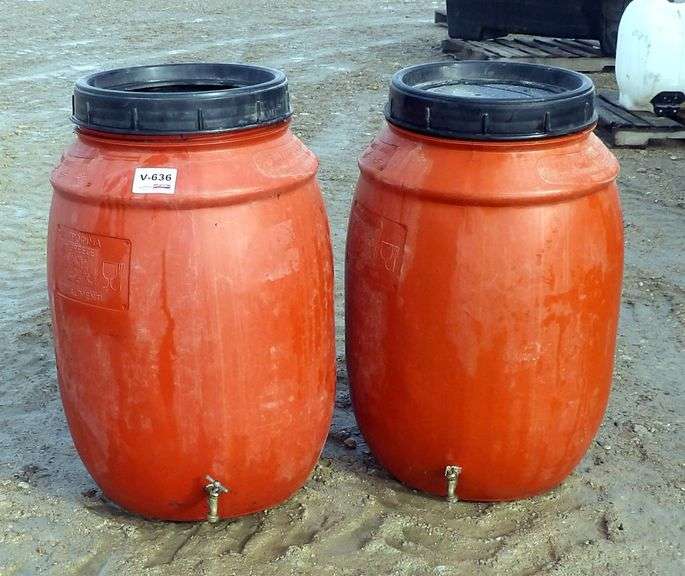 V-636 Poly Barrels - Pickett Auction Service