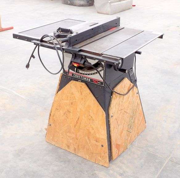 V-1147 Craftsman 10" Table Saw - Pickett Auction Service