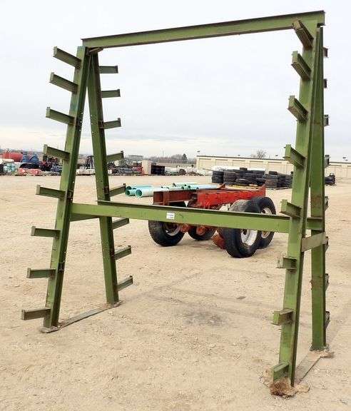 V-1288 Heavy Duty Steel Stock Rack - Pickett Auction Service