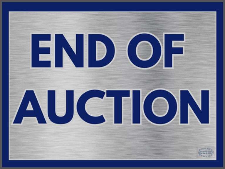 AUCTION ENDING - Look Out For Your Invoice - Pickett Auction Service