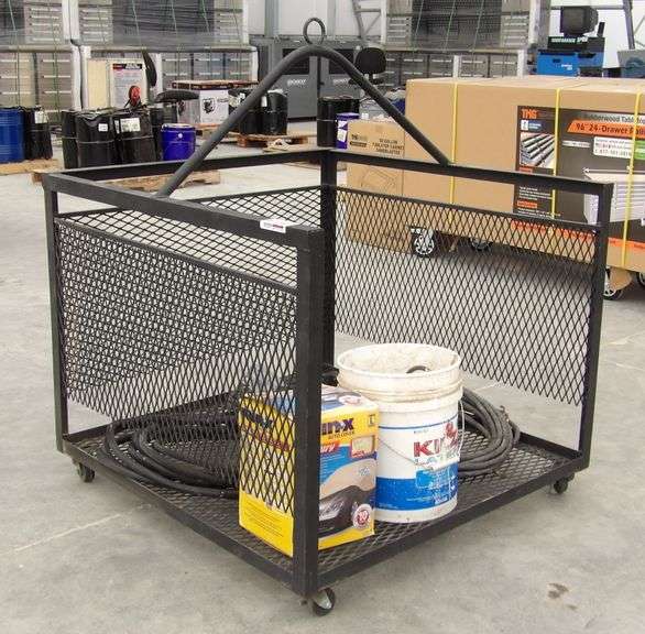 G-1163 Metal Crate + Shop Stock - Pickett Auction Service