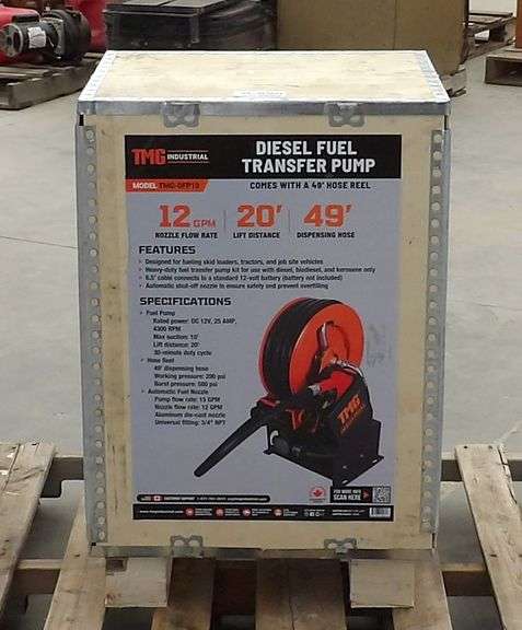 G-890 TMG Diesel Fuel Transfer Pump - Pickett Auction Service