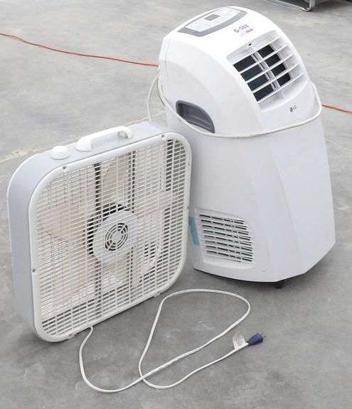 G-588 A/C Unit + Box Fan - Pickett Auction Service