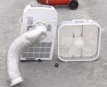 G-588 A/C Unit + Box Fan - Pickett Auction Service