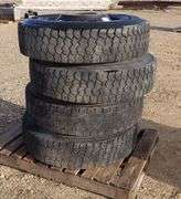 G-371 Truck Tires & Wheels (4) - Pickett Auction Service