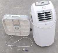 G-588 A/C Unit + Box Fan - Pickett Auction Service